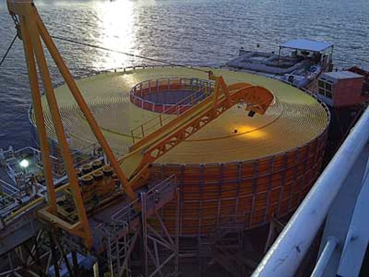 Laggan-Tormore umbilical lay adapted for harsh conditions west of ...