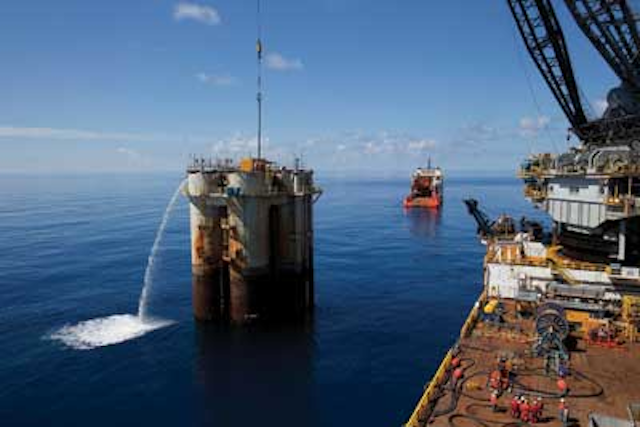 P.2 ~ Red Hawk stands as first spar ever decommissioned in GoM | Offshore