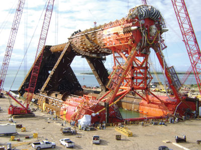 Using dimensional control to mitigate risk for ATP Titan installation ...