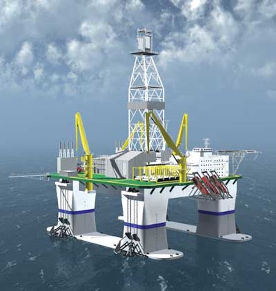 Upgraded semi offers improved motions, lower downtime | Offshore