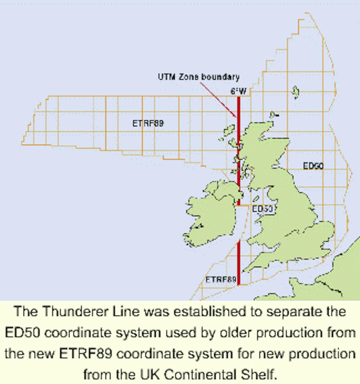 Thunderer Line updates the UKCS petroleum coordinate system | Offshore