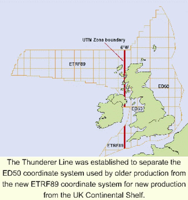 Thunderer Line updates the UKCS petroleum coordinate system | Offshore