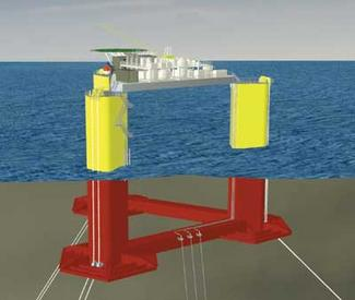 Remote power generation for deployment of subsea technologies in ...