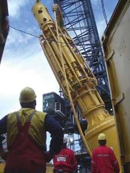 Kikeh anchor piling adapted to confines of DP-2 monohull | Offshore