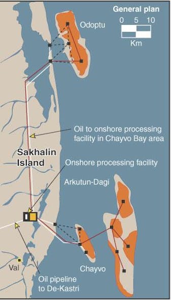 Shore-based rig kicks off two-pronged Chayvo drilling campaign | Offshore