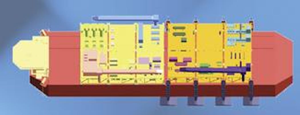Jacking technique for FPSO topsides accelerates hook-up process | Offshore