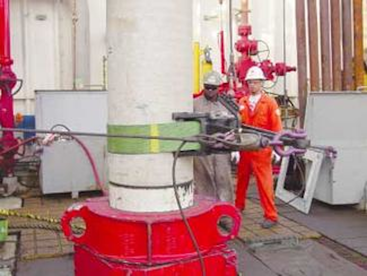 Fiber belts improve casing tong handling | Offshore