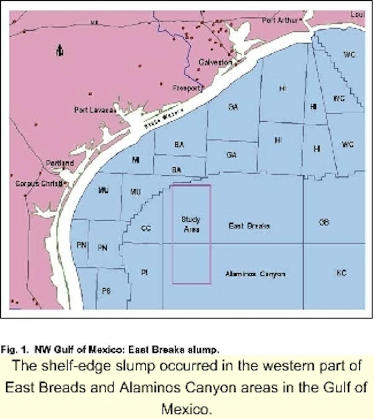 GEOLOGY & GEOPHYSICS: Ancient Gulf of Mexico slope failure activated 50 ...