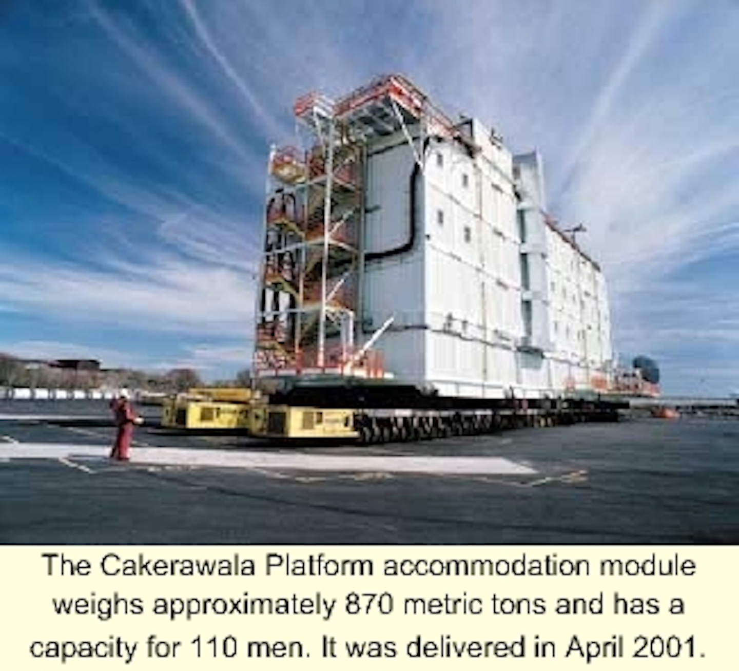 ACCOMMODATION MODULES: Cakerawala platform rolled out for Gulf of Thailand field | Offshore