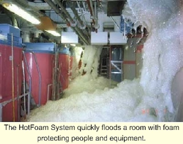 FIRE FIGHTING: HotFoam outperforms CO2 systems | Offshore