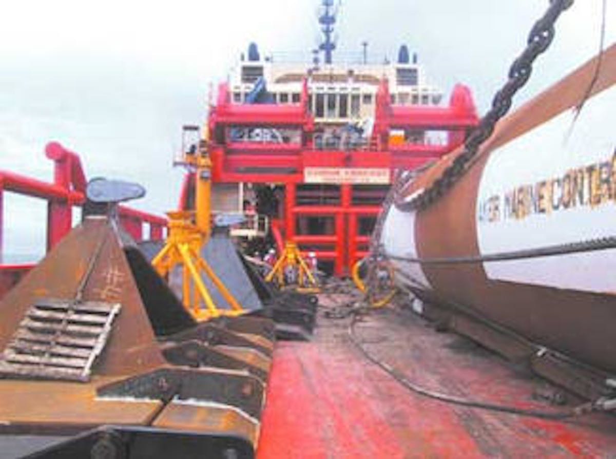 DEEPWATER MOORING: Full taut-leg polyester drilling unit mooring ...