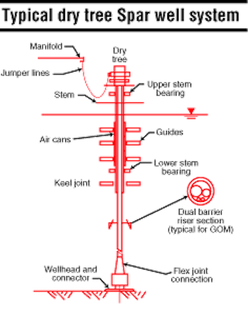 Dry vs. wet trees on production platforms with direct access wells in ...