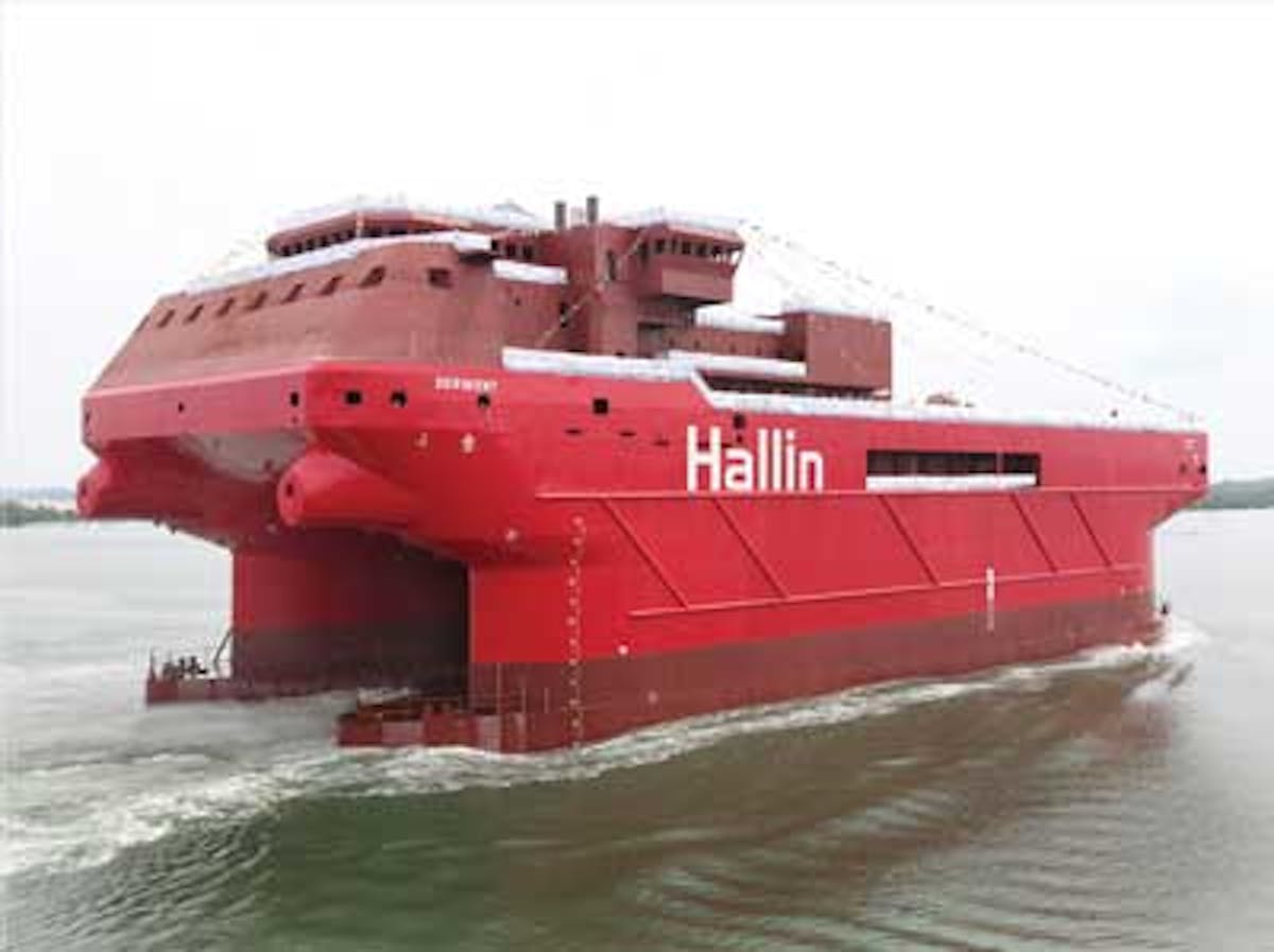 Hallin Marine launches first-in-class compact semisubmersible | Offshore