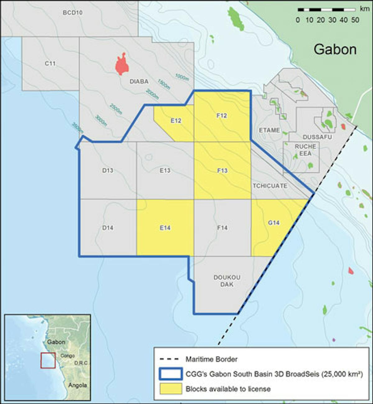 Subsalt imaging highlights exploration potential offshore Gabon | Offshore