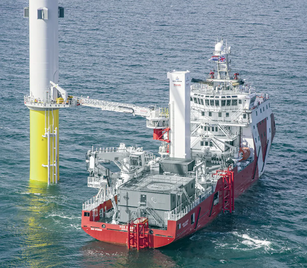 Elevator adapted for motion-compensated gangway | Offshore