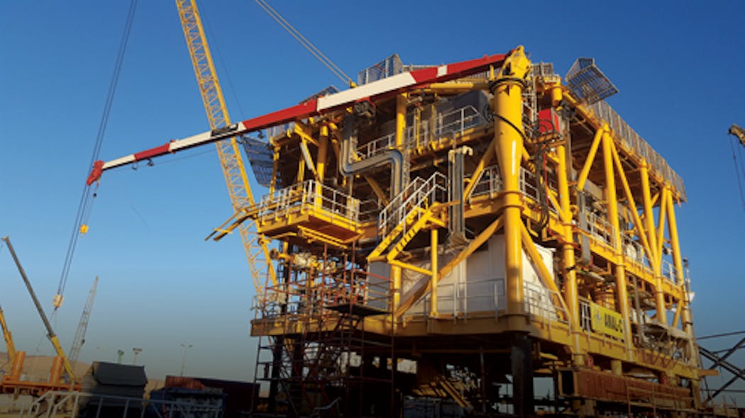 Piled jacket solution addresses soil concerns for Gulf of Suez minimal ...