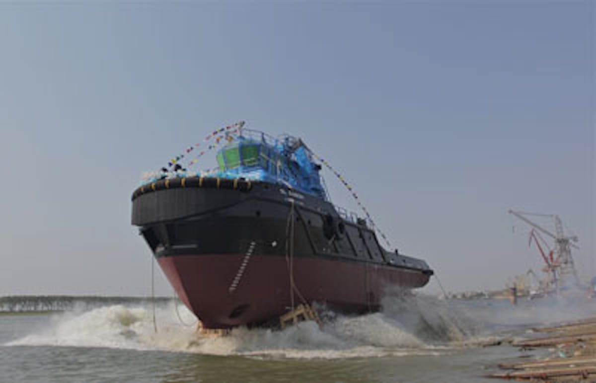 Smit Lamnalco launches new tugboat bound for Gabon | Offshore