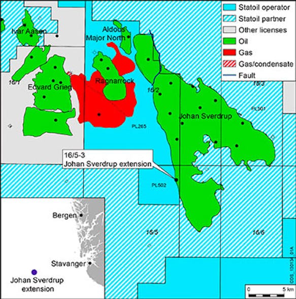Drilling confirms Johan Sverdrup extends into third Norwegian license ...