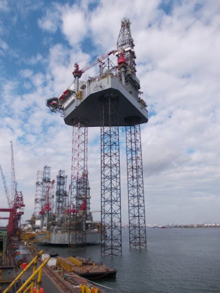 Ensco receives first of three enhanced jackups | Offshore