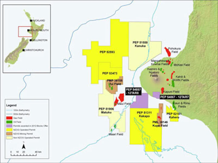 NZOG gains further offshore Taranaki permit | Offshore