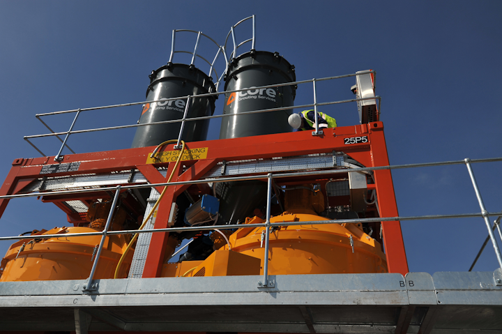 Core Grouting commissions grout mixing and pumping unit | Offshore