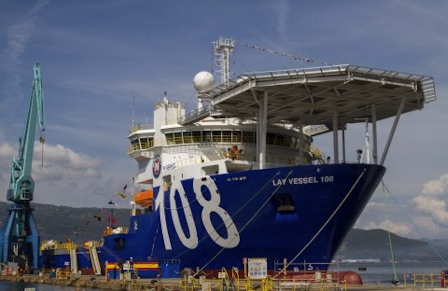McDermott christens its latest vessel, CSV108 | Offshore