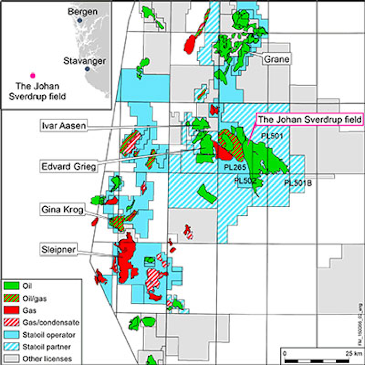 Statoil outlines costs, timing for Johan Sverdrup offshore Norway ...