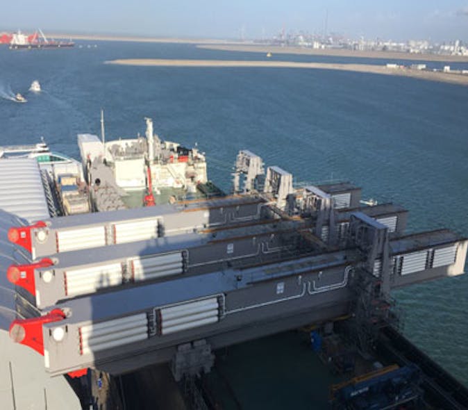 Cylinders integral to Pioneering Spirit lifting system | Offshore