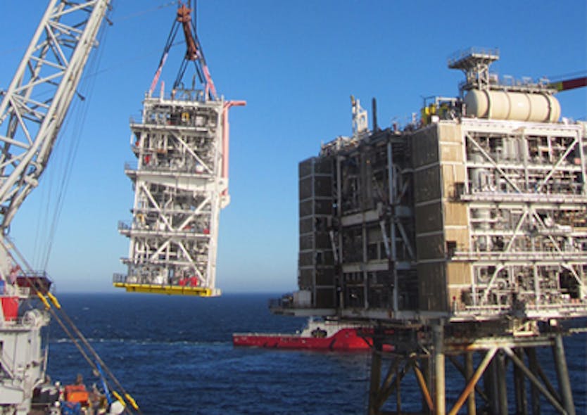 Topsides installation complete on Chevron’s HP/HT Alder field | Offshore