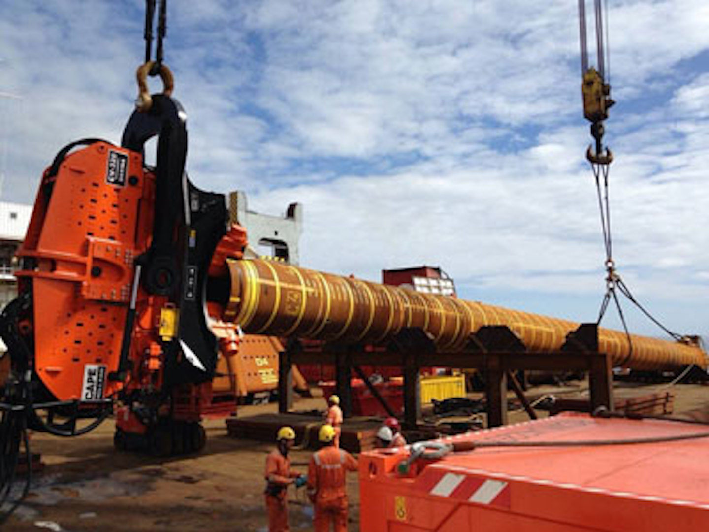 Vibro Lifting Tool succeeds at Culzean pile installation | Offshore