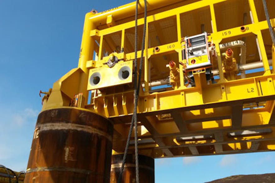 Monitoring system guides Quad 204 manifolds to seafloor | Offshore