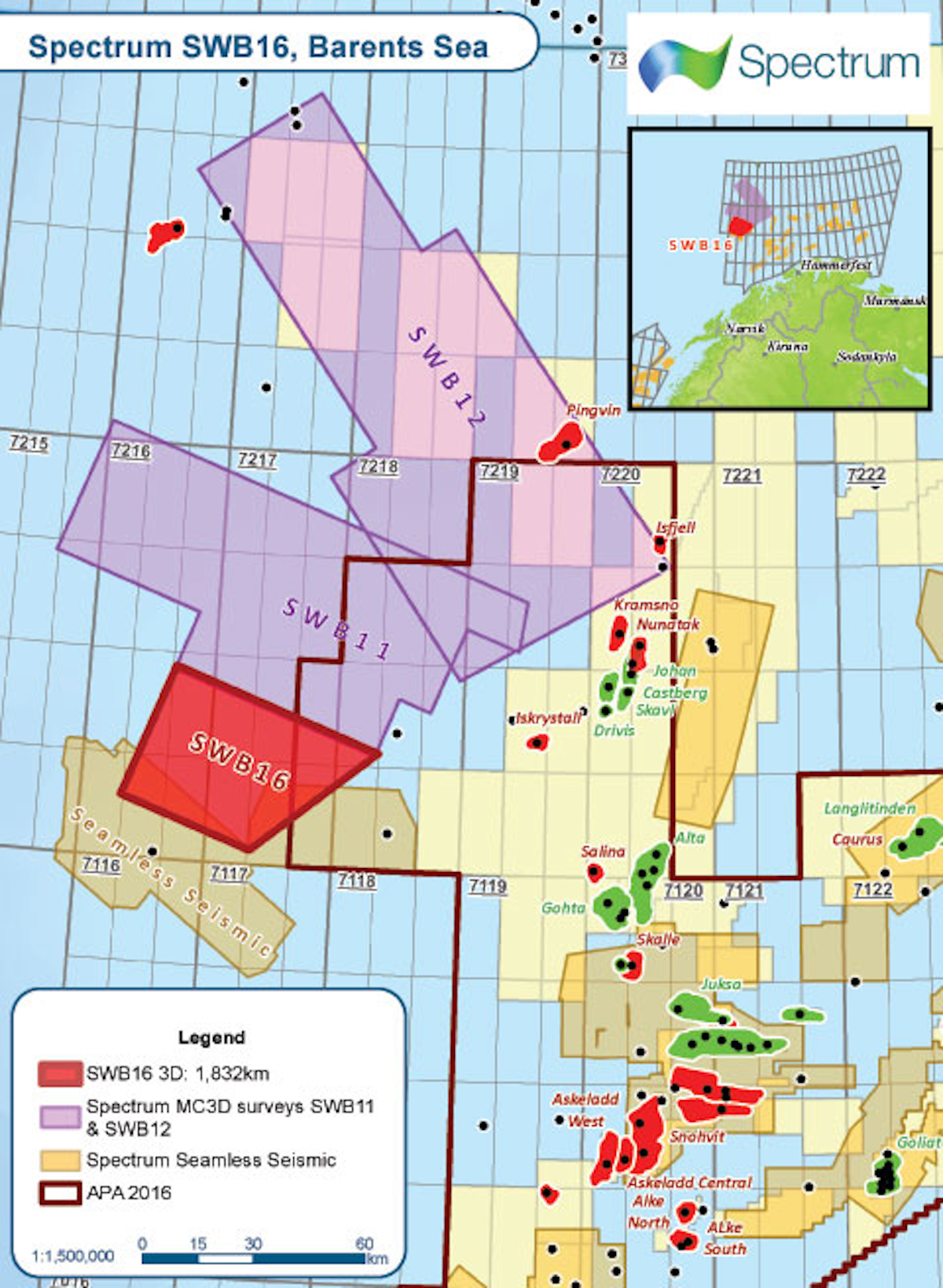 Spectrum, BGP collaborate on new Barents Sea 3D seismic survey | Offshore