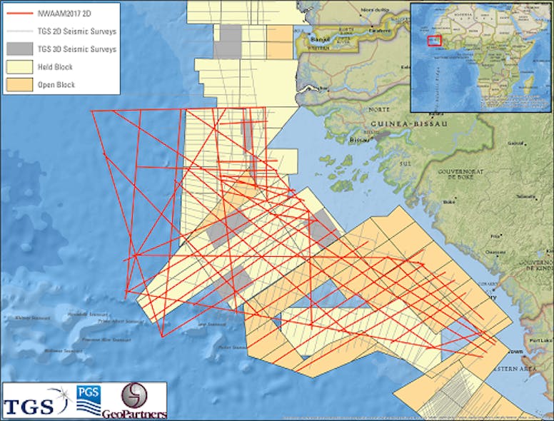 TGS to expand 2D seismic coverage offshore northwest Africa | Offshore