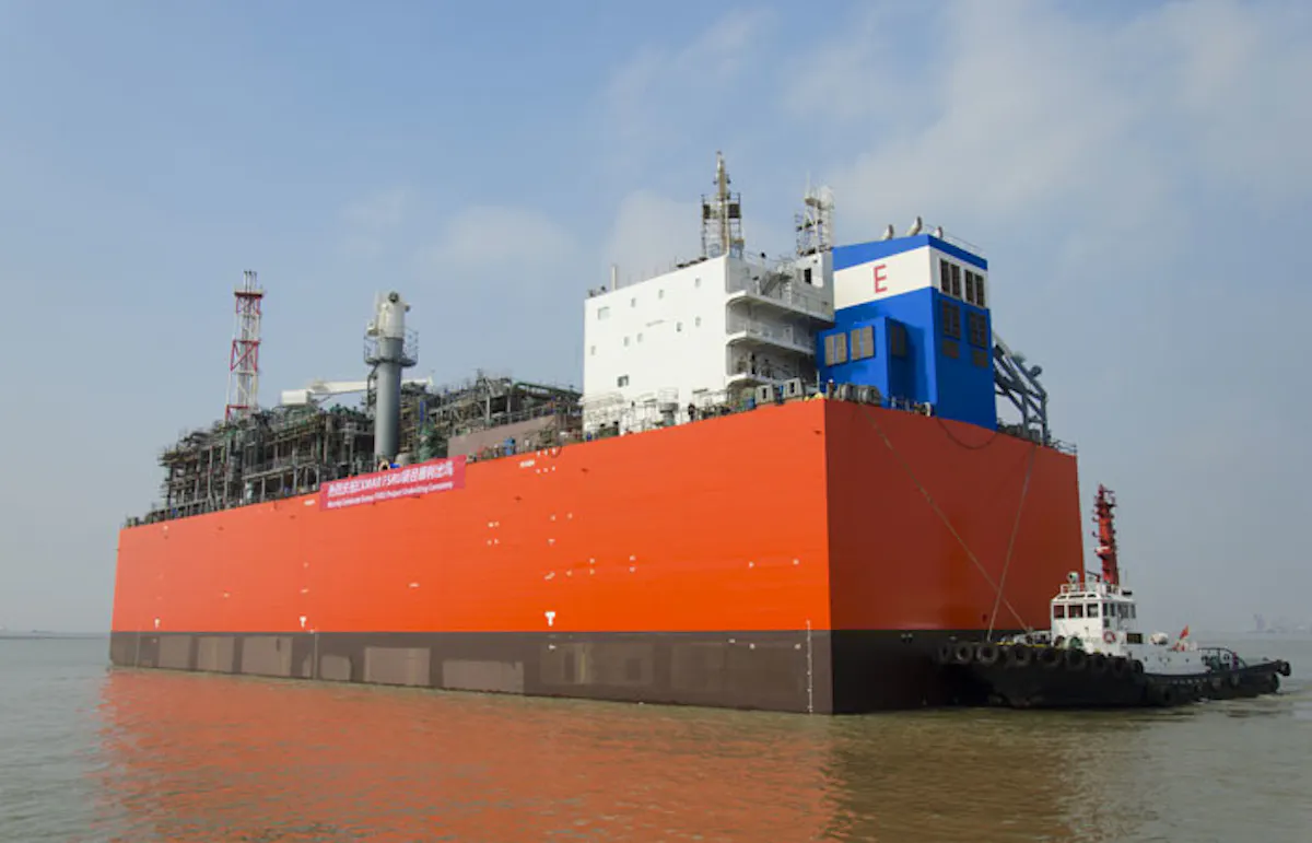 Topsides in place at Chinese-built FSRU | Offshore