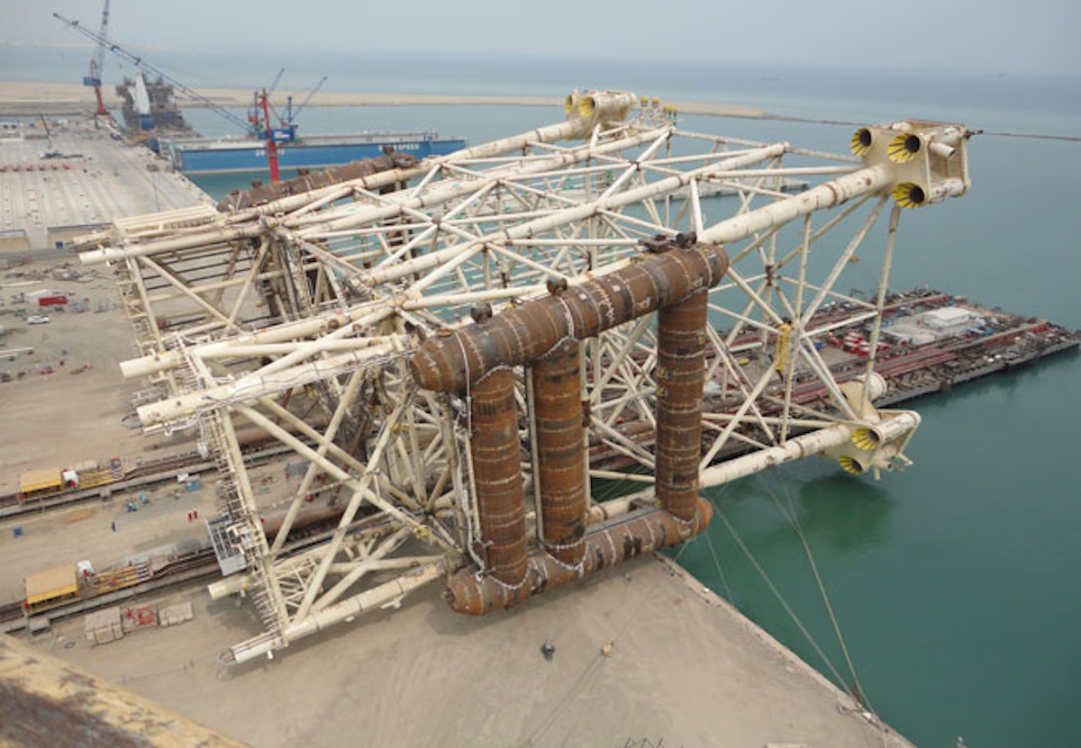 ALE loads out Shah Deniz 2 jackets | Offshore