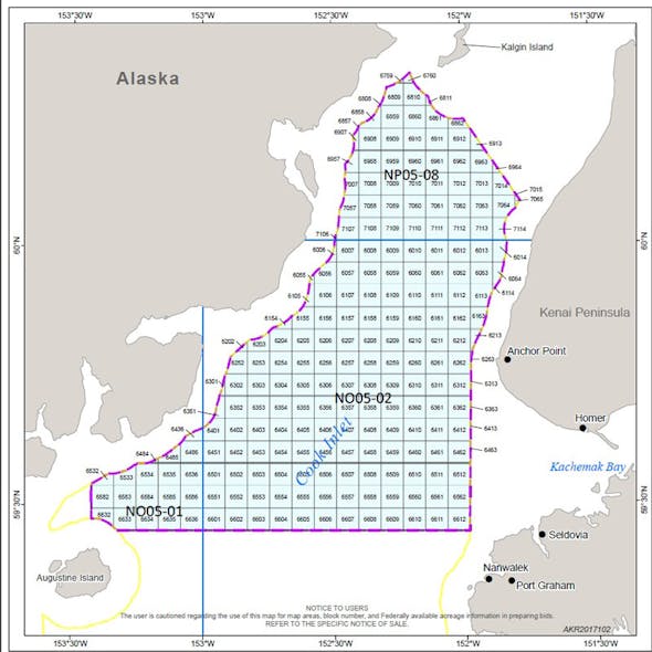 BOEM to offer Cook Inlet blocks offshore Alaska in June lease sale ...