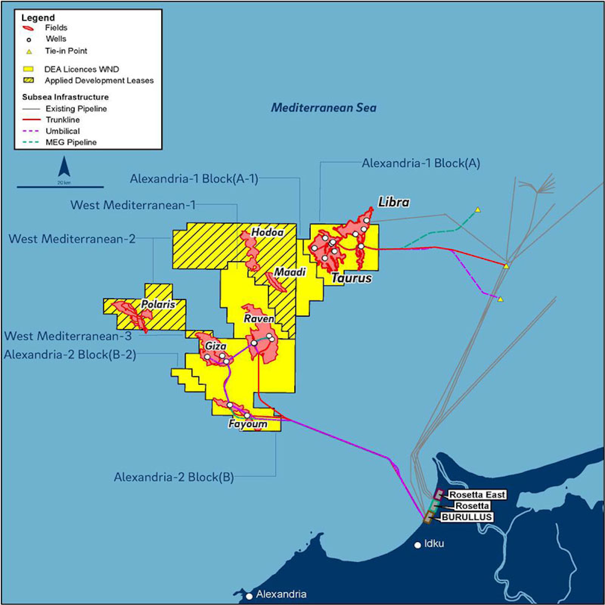 BP starts gas production from first two West Nile Delta fields | Offshore
