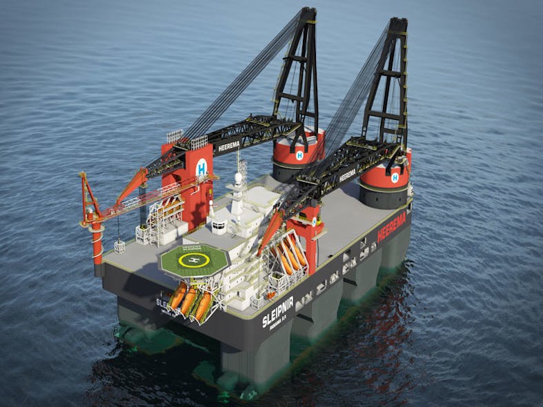 Heavy-lift giant Sleipnir booked for Leviathan, Tyra platforms | Offshore