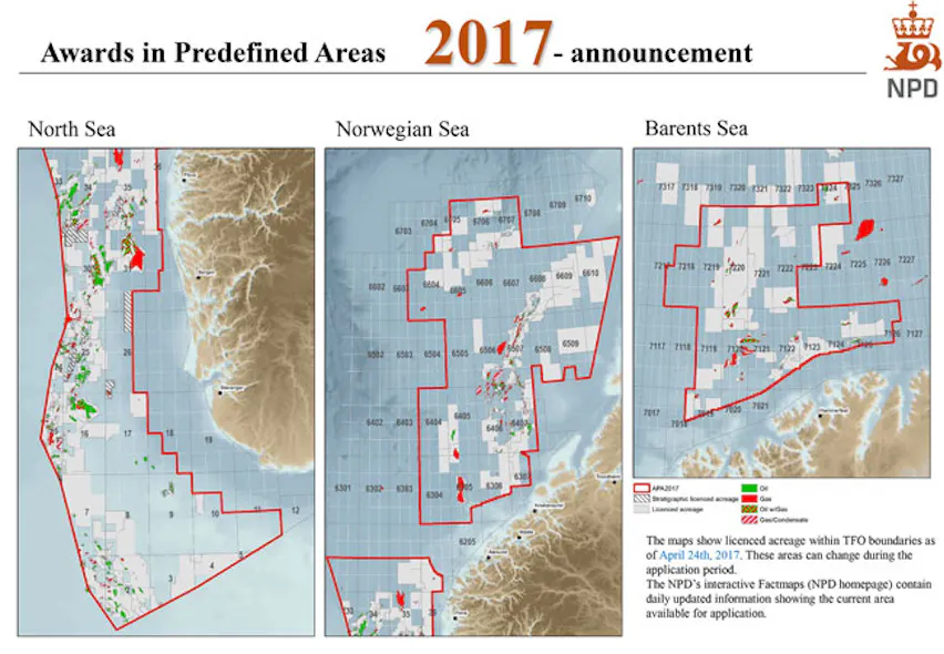 Norway offers more blocks under latest APA round | Offshore
