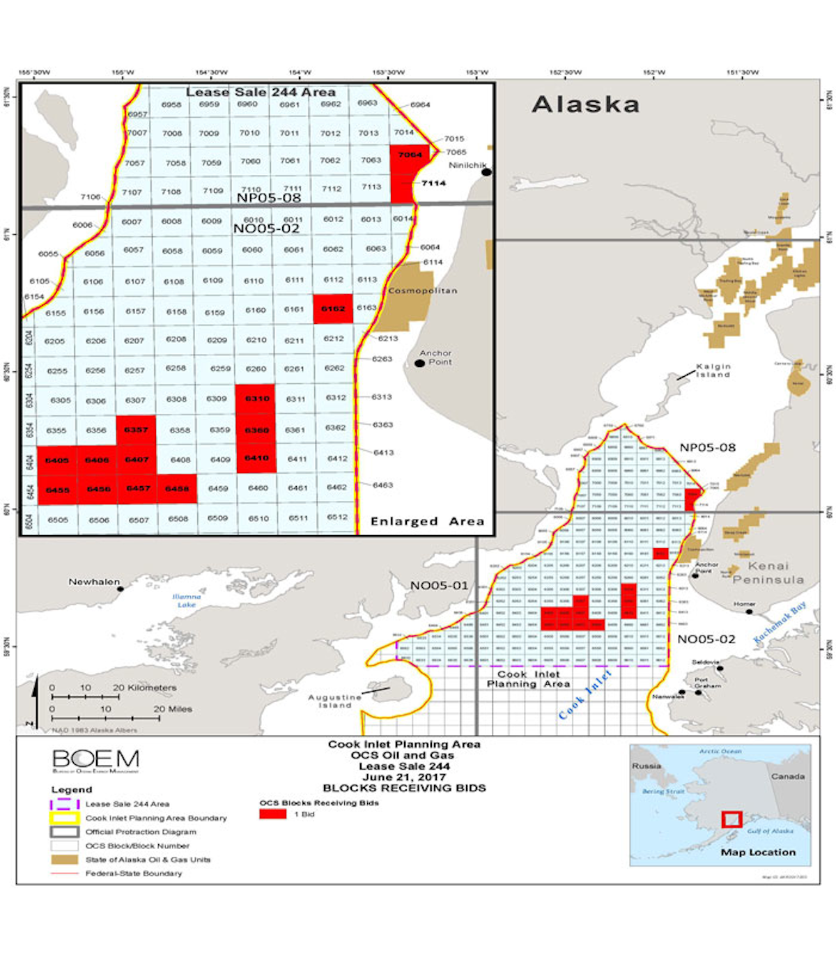 Cook Inlet Lease Sale 244 yields more than $3 million in high bids ...