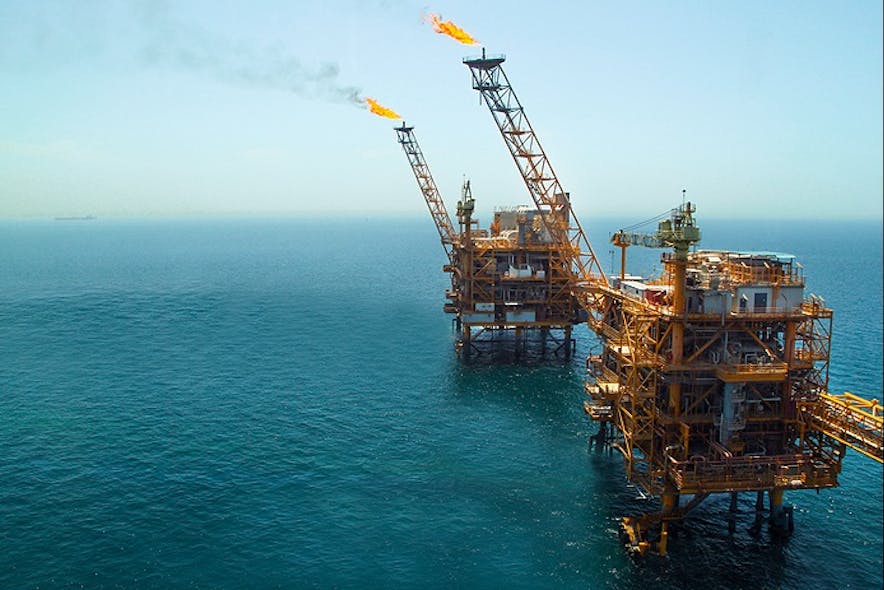 IOOC reactivates Soroush platform turbine | Offshore