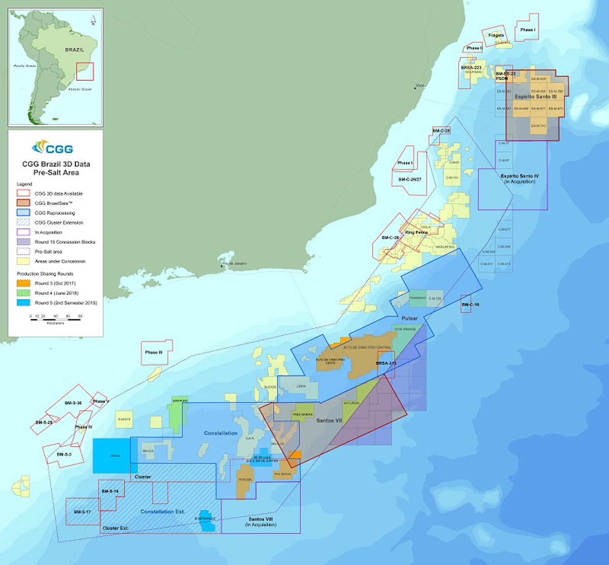 CGG extends Santos basin broadband 3D coverage | Offshore