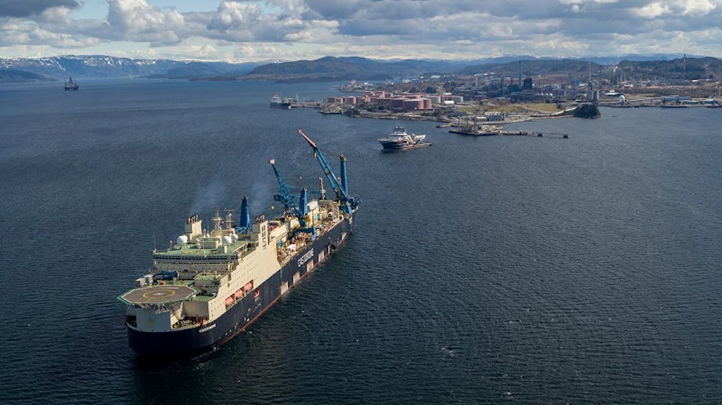 Castorone lays first North Sea Sverdrup pipes | Offshore