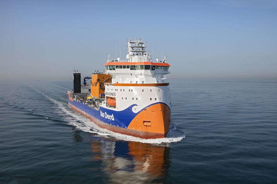 Van Oord unveils latest subsea rock placement vessel | Offshore