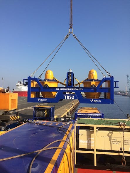 Rotech excavators assist pipe construction offshore Vietnam | Offshore