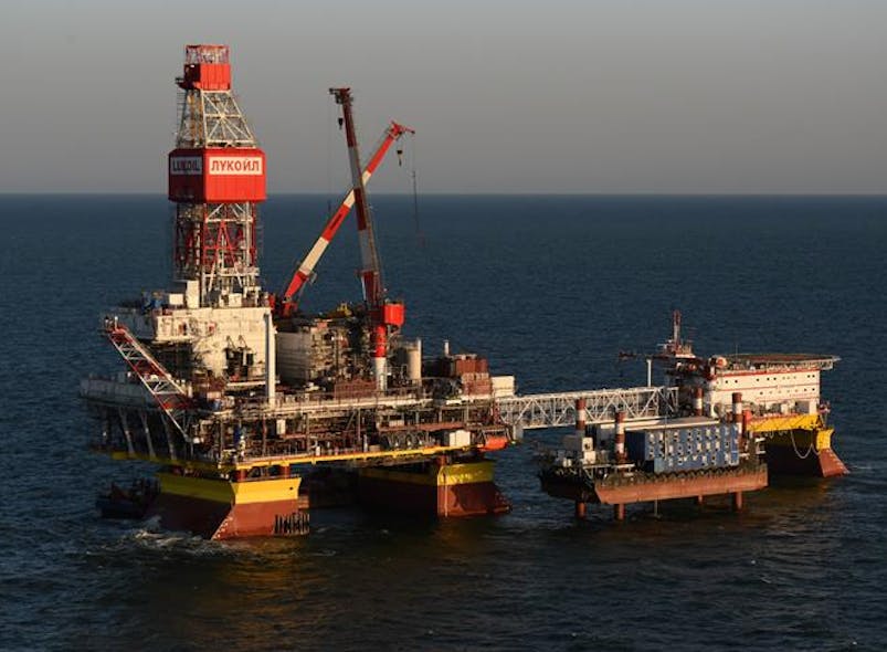 Production building from Lukoil’s Caspian fields | Offshore