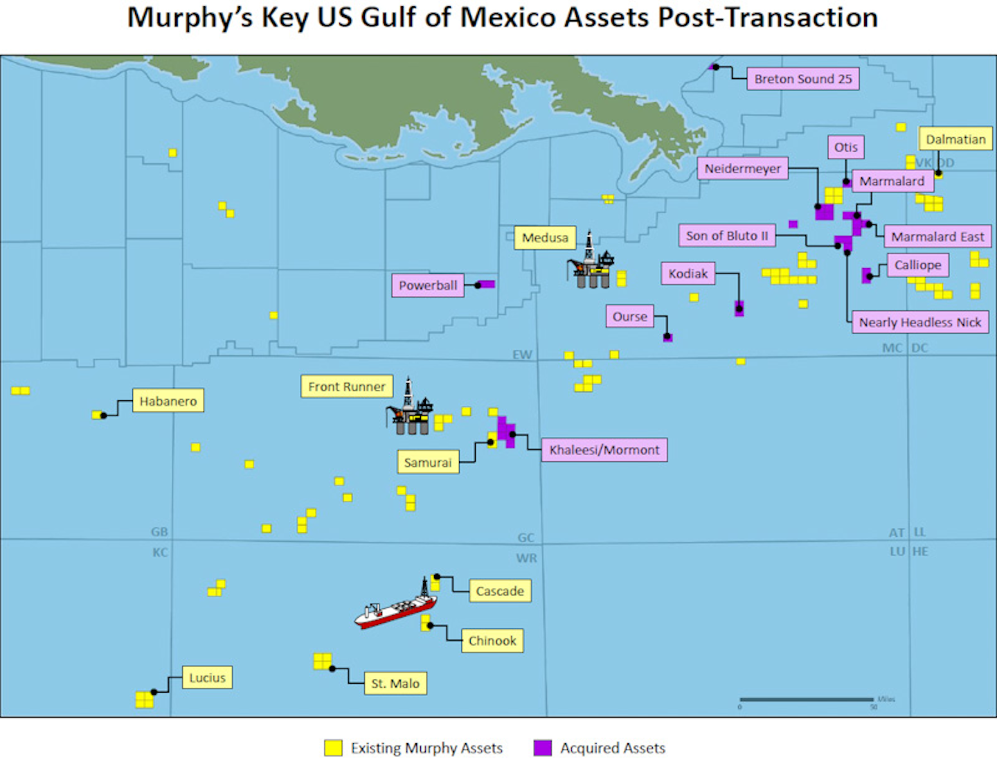 Murphy to acquire LLOG’s deepwater Gulf of Mexico assets | Offshore