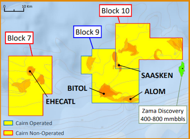 Cairn to drill twice in Mexico’s offshore Sureste basin | Offshore
