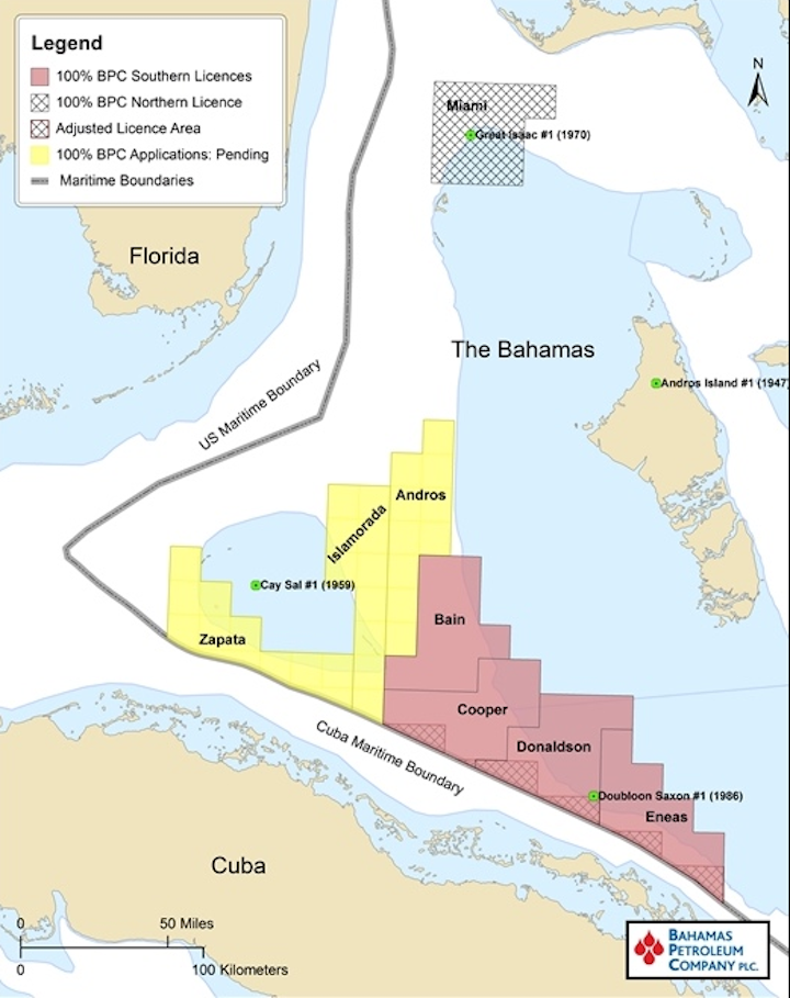 Bahamas Petroleum Company targeting spring 2020 for offshore Bahamas ...