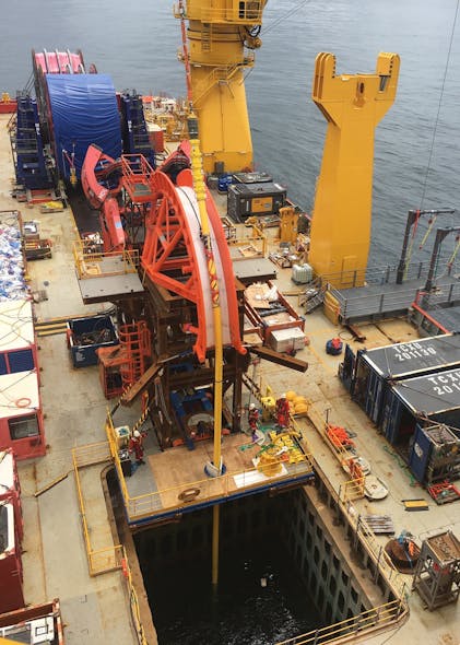 MDL pipelay spread deployed offshore Equatorial Guinea | Offshore